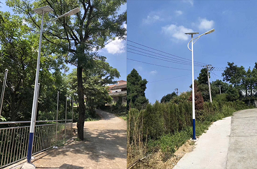 China Solar LED Street light Rural Lighting Project, solar energy in ...