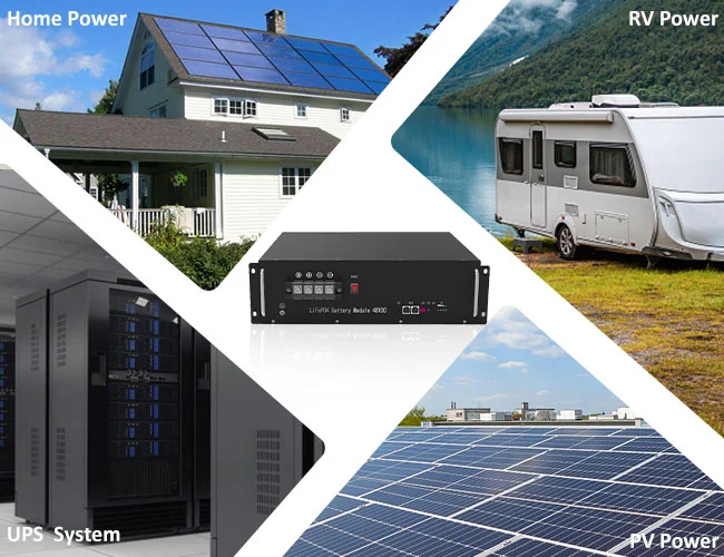 25.6V 48V 100AH 200AH Server Rack LiFePO4 Solar Battery Pack ...